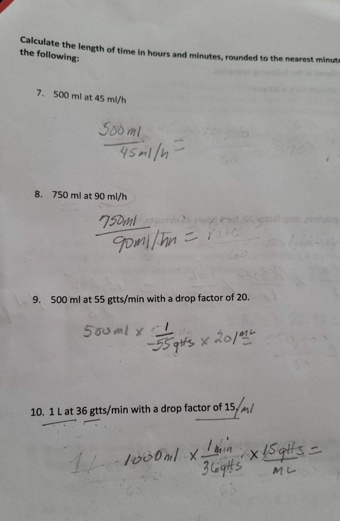 Solved Calculate the length of time in hours and minutes, | Chegg.com