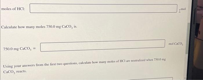 Solved A certain dose of Tums contains 750.0mg of calcium | Chegg.com