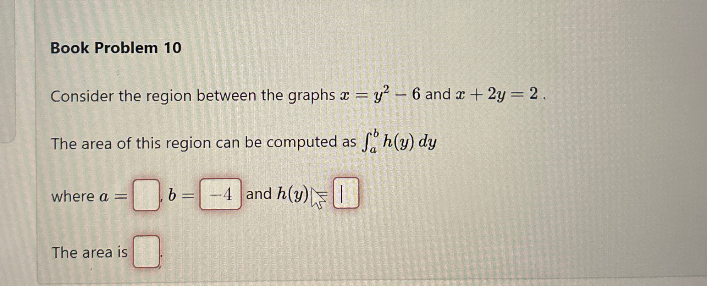 Solved Book Problem 10Consider the region between the graphs | Chegg.com