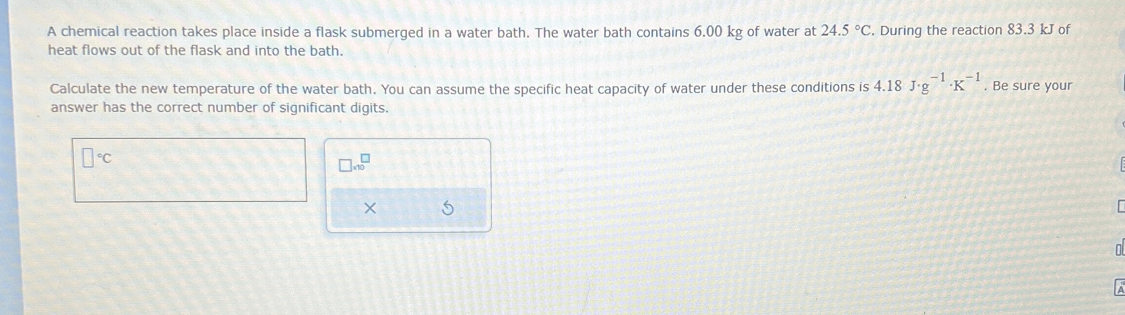 Solved A chemical reaction takes place inside a flask | Chegg.com