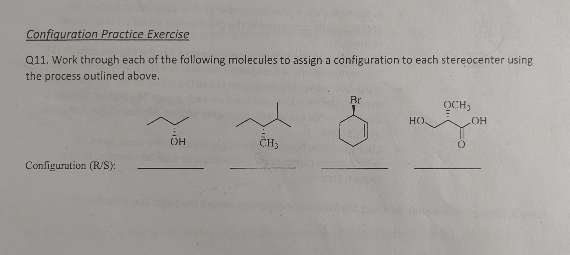 Configuration Practice Exercise ﻿Work through each of | Chegg.com