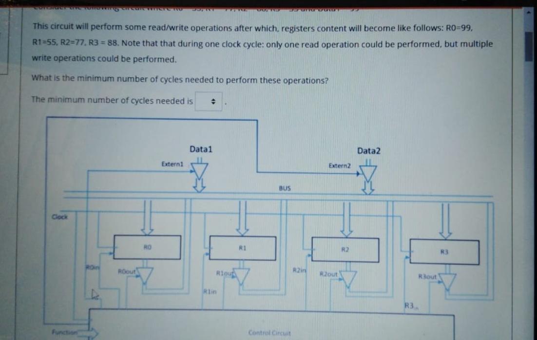 SILVIA DO This circuit will perform some read/write | Chegg.com