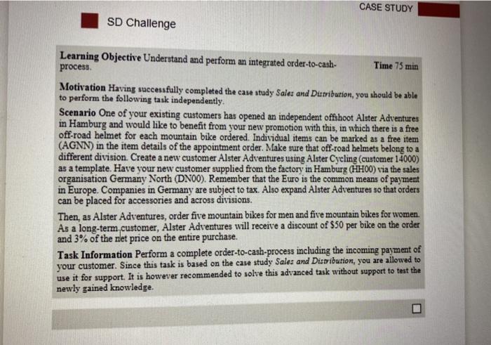 Solved Learning Objective Understand and perform an | Chegg.com