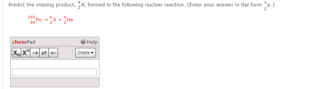 Solved Predict the missing product, ?ZAx, ﻿formed in the | Chegg.com