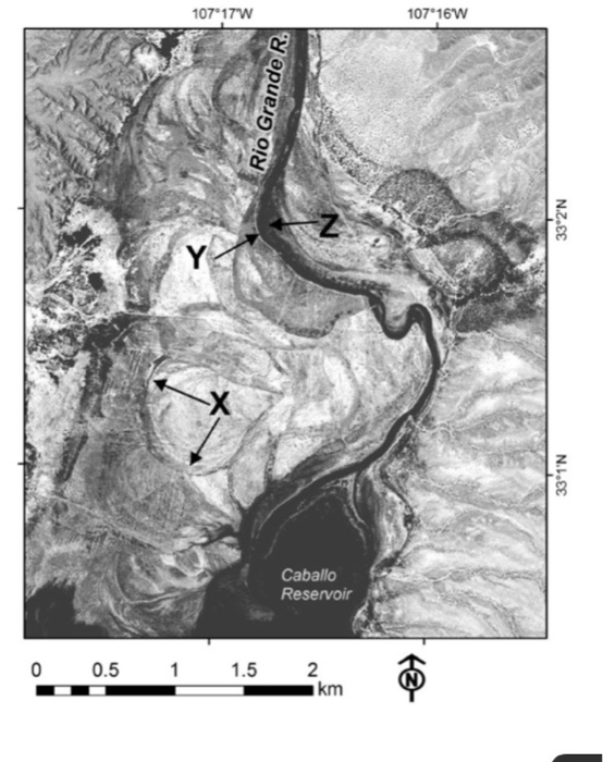 Solved 16. What is the sinuosity of the river over the reach | Chegg.com