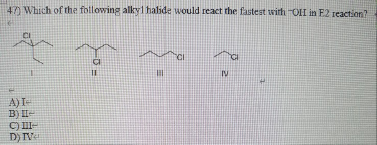Solved 26) What is the product of the following reaction? t | Chegg.com