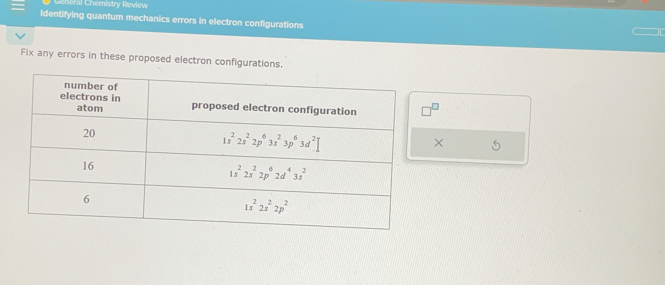 Solved General Chemistry ReviewIdentitying quantum mechanics | Chegg.com