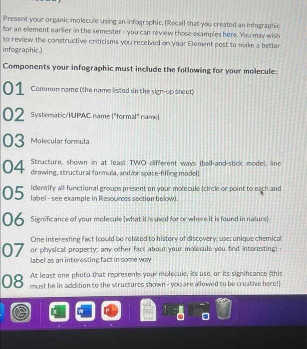 Solved i need help in creating an Infographic for the | Chegg.com