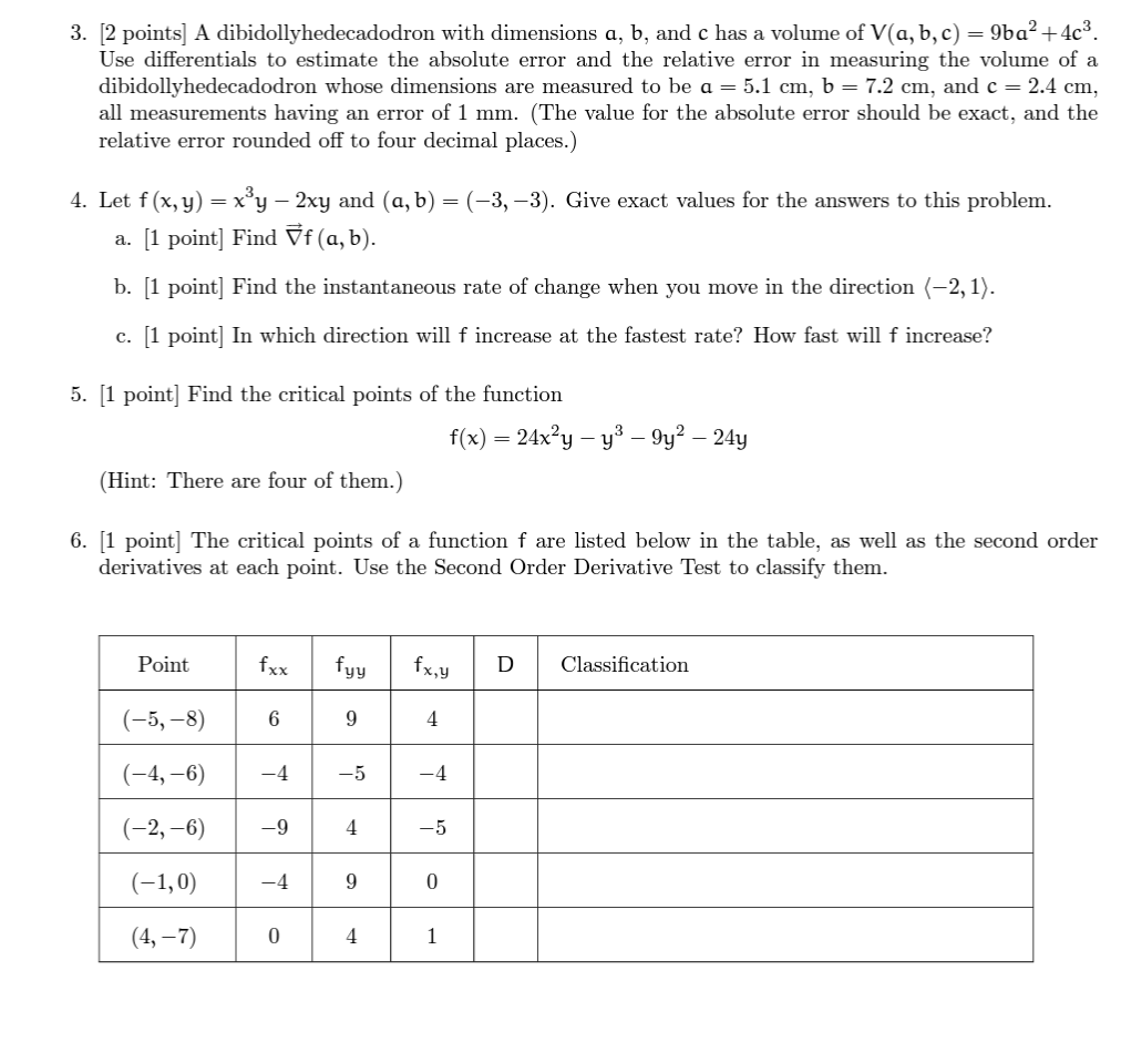 Solved [2 ﻿points] ﻿A dibidollyhedecadodron with dimensions | Chegg.com