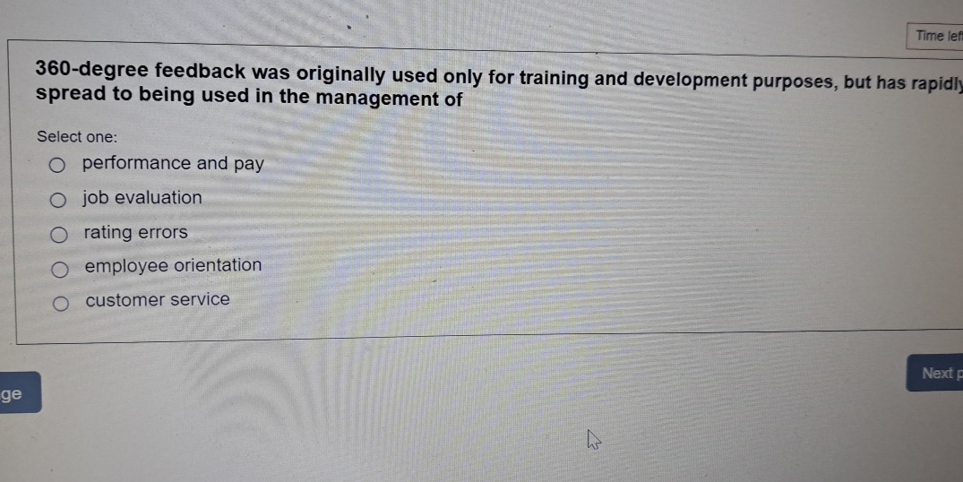 Solved 360-degree feedback was originally used only for | Chegg.com