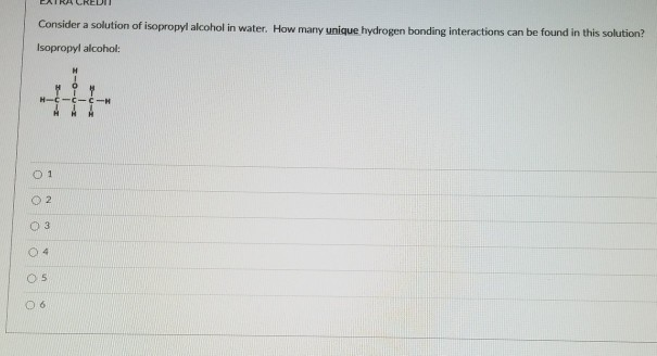 Solved Consider a solution of isopropyl alcohol in water. | Chegg.com