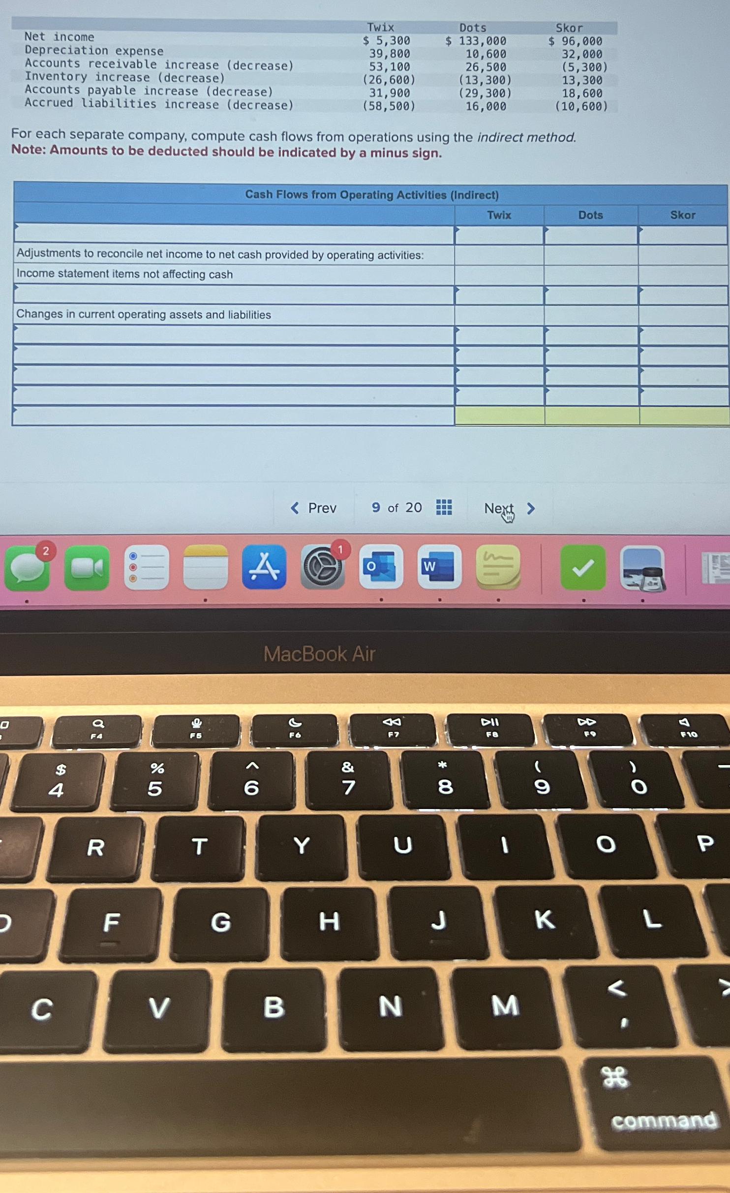 Solved \table[[,Twix,Dots,Skor],[Net | Chegg.com