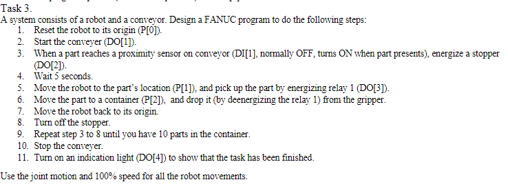Solved Please answer the following question about FANUC | Chegg.com
