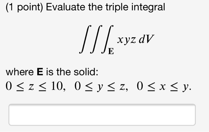 Solved (1 point) Evaluate the iterated integral л/3 х cos(x | Chegg.com Solved (1 point) Evaluate the iterated integral л/3 х cos(x | Chegg.com