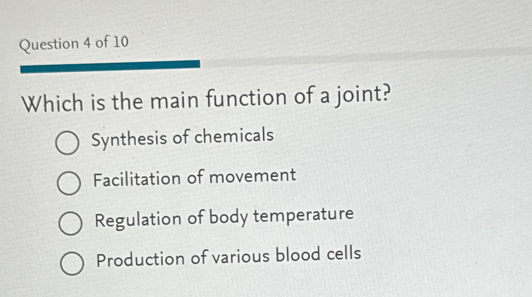 Solved Question 4 ﻿of 10Which is the main function of a | Chegg.com