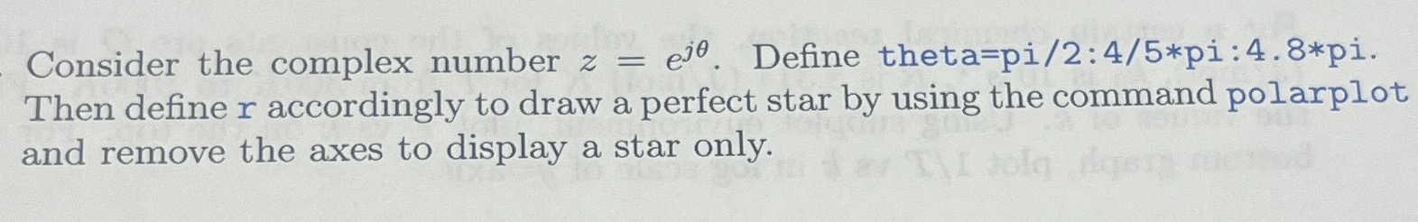 Solved Consider the complex number z=ejθ. ﻿Define | Chegg.com