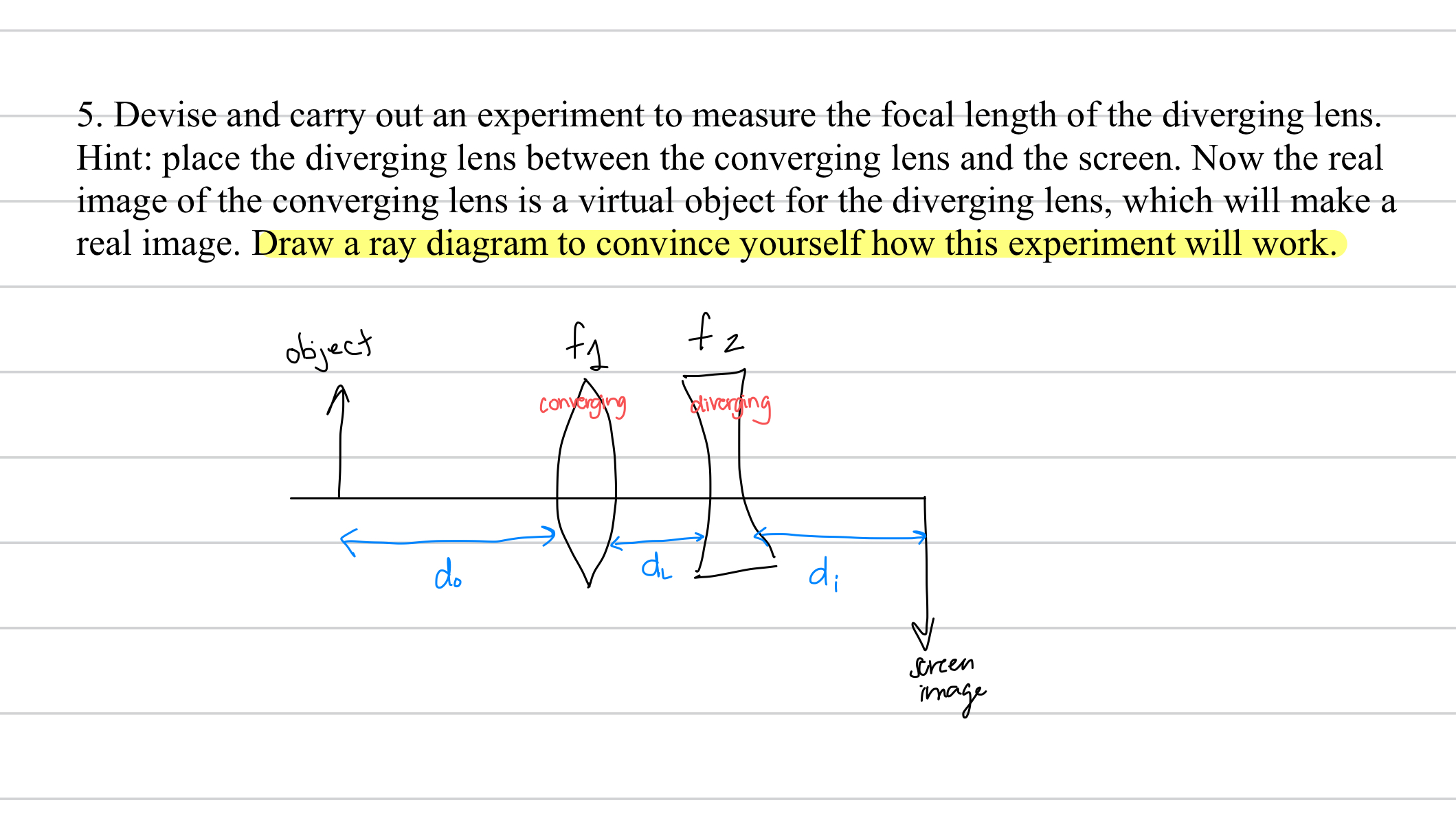 Devise and carry out an experiment to measure the | Chegg.com
