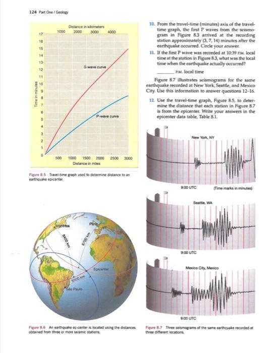 Solved Earthquakes Earthquakes are vibrations of Earth that | Chegg.com