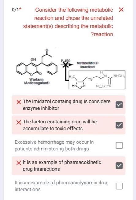 Solved Consider the following metabolic reaction and chose | Chegg.com