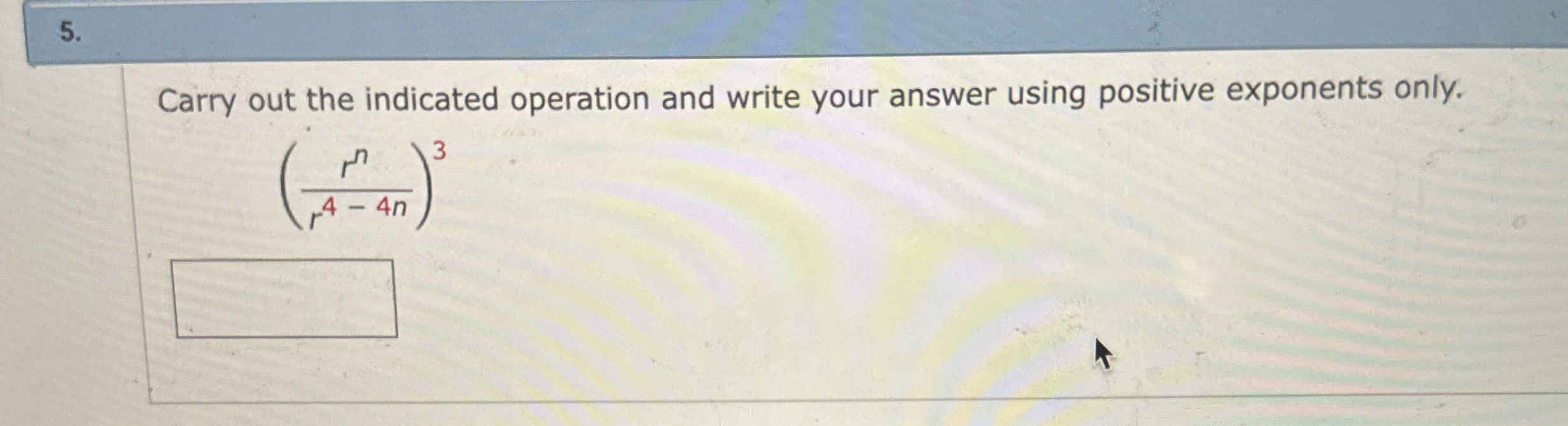 Solved Carry out the indicated operation and write your | Chegg.com