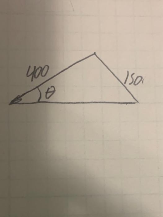 Solved Angle of a non-right triangle with two sidesIts just | Chegg.com