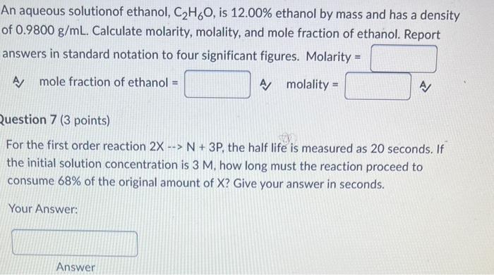 Solved 1 06 G Of Na2co3 Is Dissolved In 100 Ml Of Water