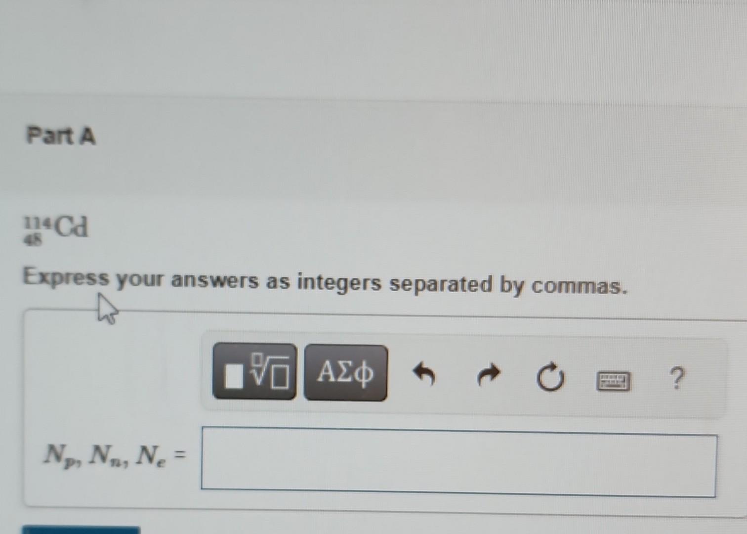 Solved Express your answers as integers separated by | Chegg.com
