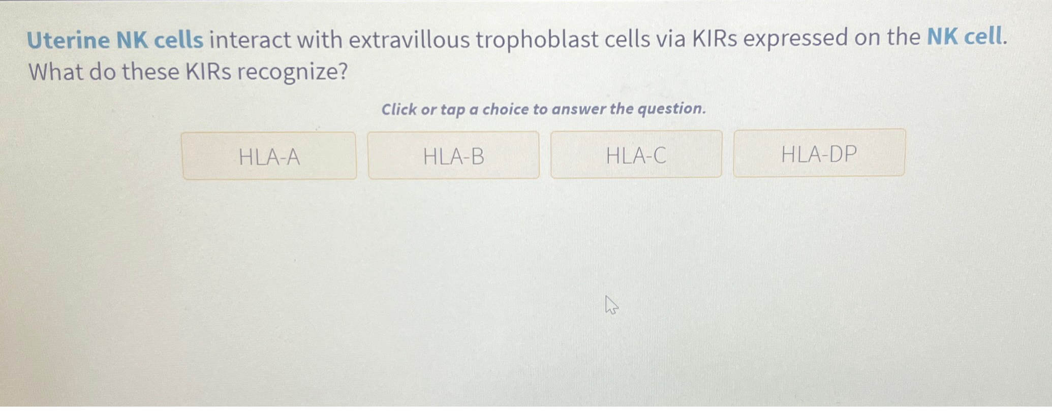 Solved Uterine NK cells interact with extravillous | Chegg.com