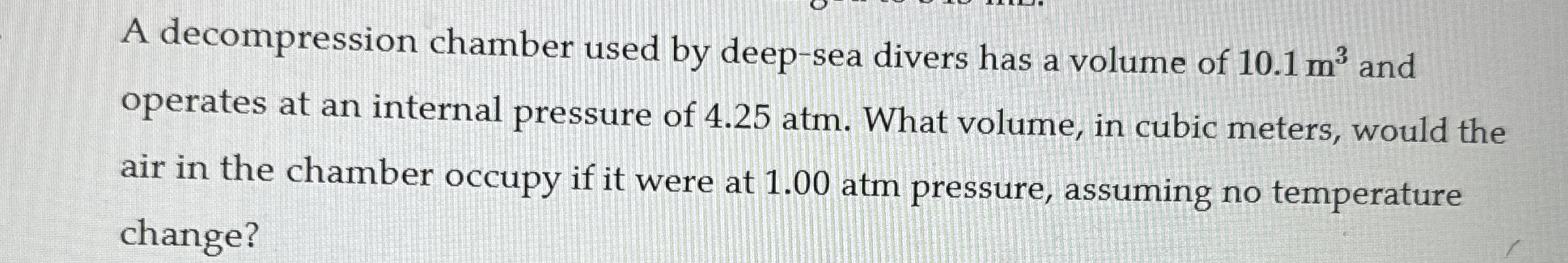 High Quality SOLUTION A decompression chamber used by deep-sea divers ...