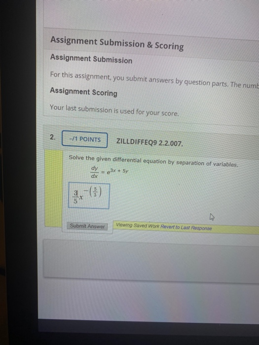 Solved Assignment Submission & Scoring Assignment Submission | Chegg.com