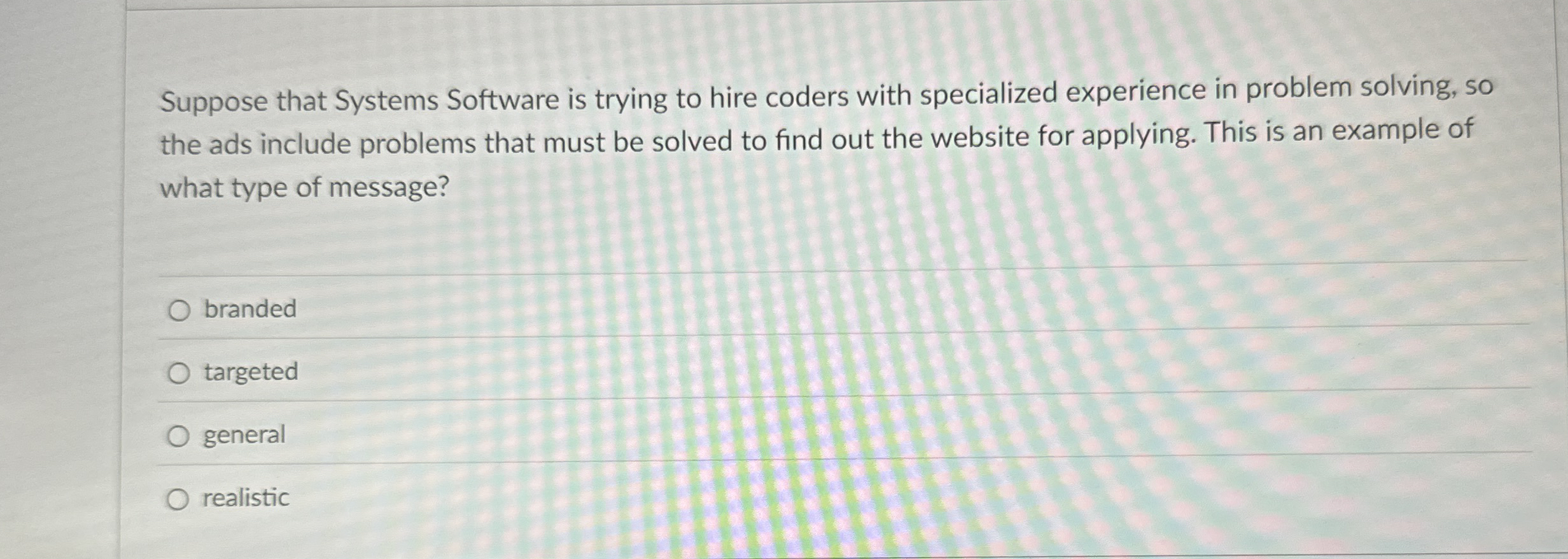 Solved Suppose that Systems Software is trying to hire | Chegg.com