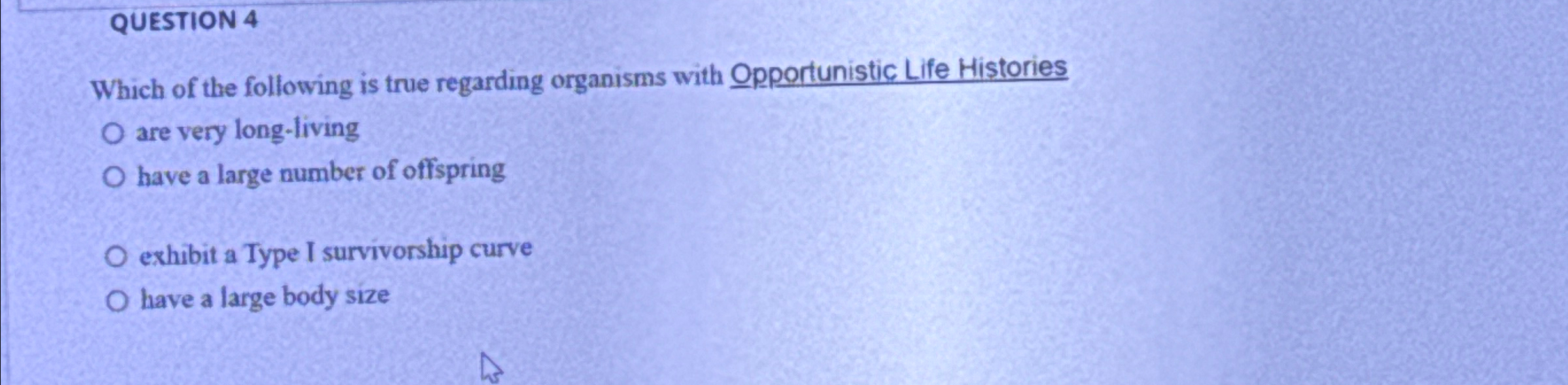 Solved QUESTION 4Which of the following is true regarding | Chegg.com