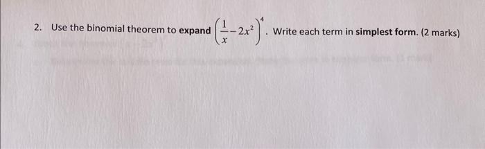 Solved 3. One term of an expansion for (w+2y)8 is | Chegg.com
