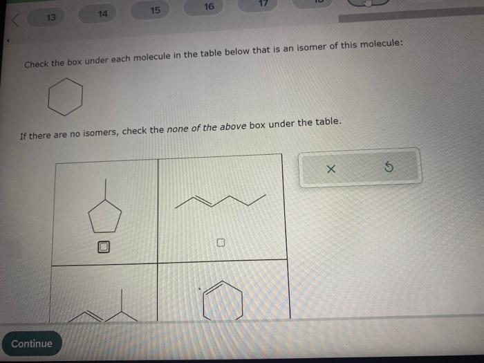 Solved Check the box under each molecule in the table below | Chegg.com
