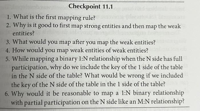 Solved 1. What is the first mapping rule? 2. Why is it good | Chegg.com