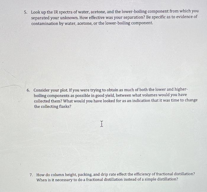Fractional Distillation Worksheet Fall 2021 1. Attach | Chegg.com