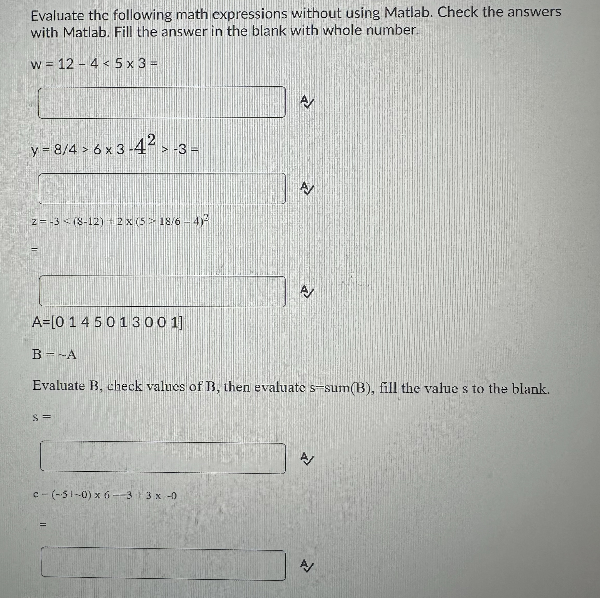 Solved Solve using function in matlab please!Evaluate B, | Chegg.com