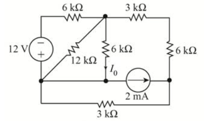 Solved Determine the voltage drop across each 3K\Omega | Chegg.com