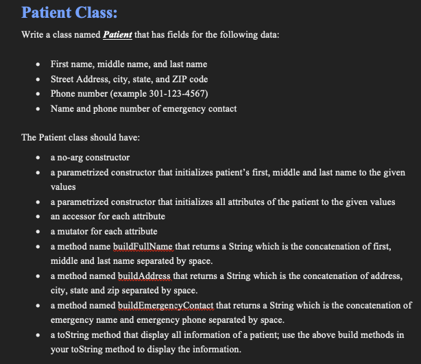 Solved How can I make a UML diagram for this class? | Chegg.com