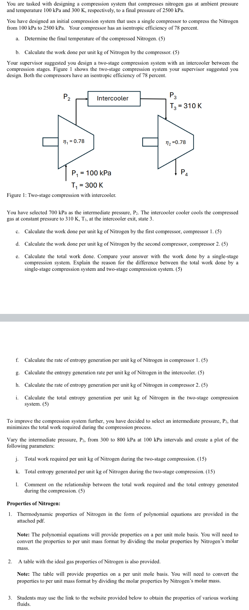 Solved You are tasked with designing a compression system | Chegg.com