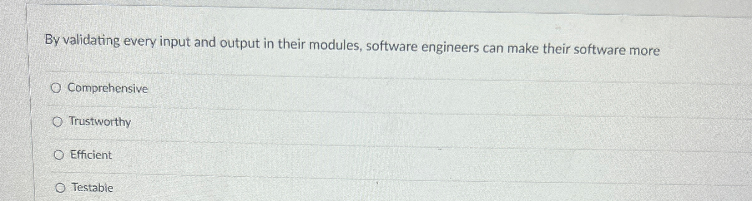 Solved By Validating Every Input And Output In Their