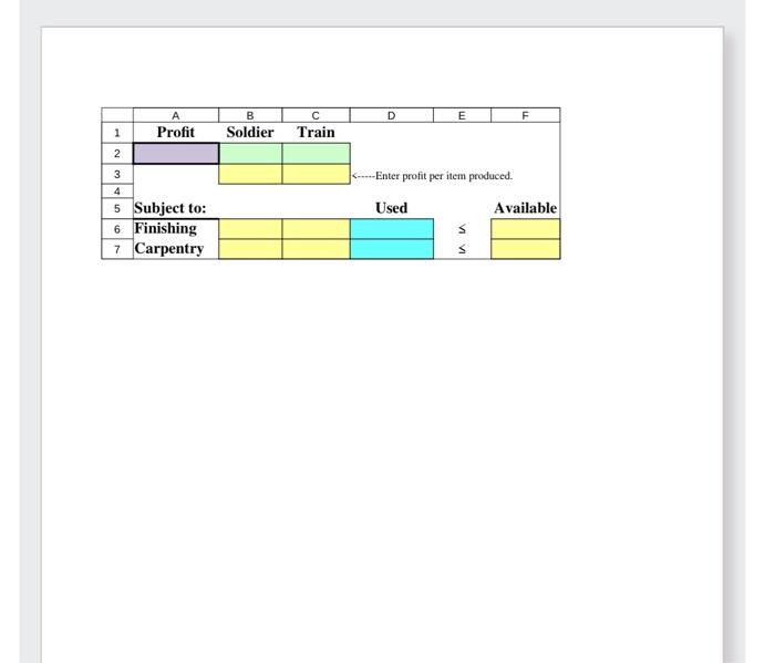 Solved Excel can be used to find the solution to an LP | Chegg.com