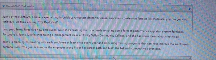 Solved As Jenny uses this process, which of the following | Chegg.com