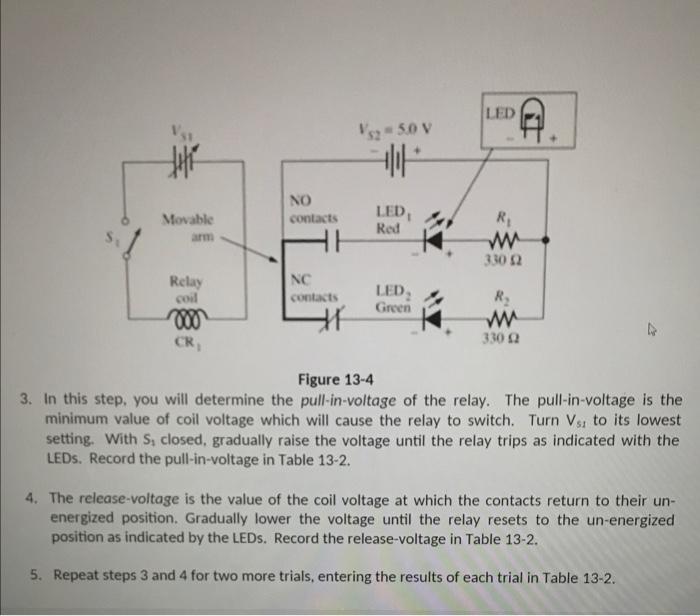 Solved An example of a relay in a circuit is shown in Figure | Chegg.com