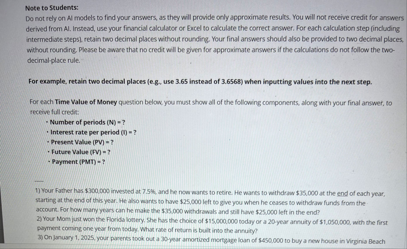 Solved Note to Students:Do not rely on Al models to find | Chegg.com