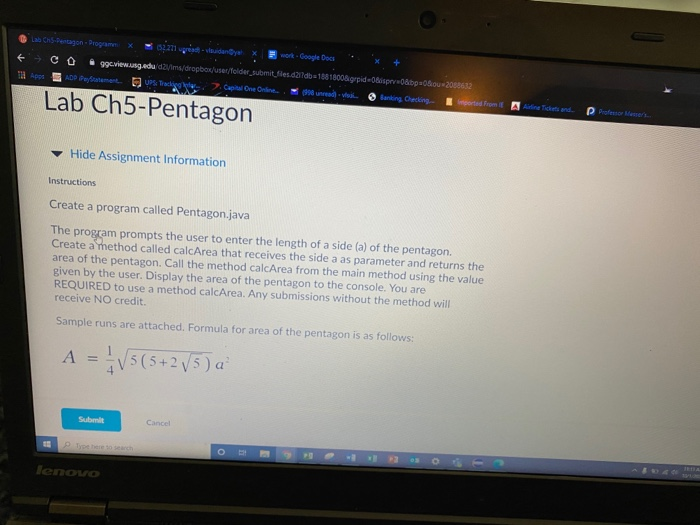 Solved Labon Pentagon Program az ugris - vinsiden ya wo | Chegg.com