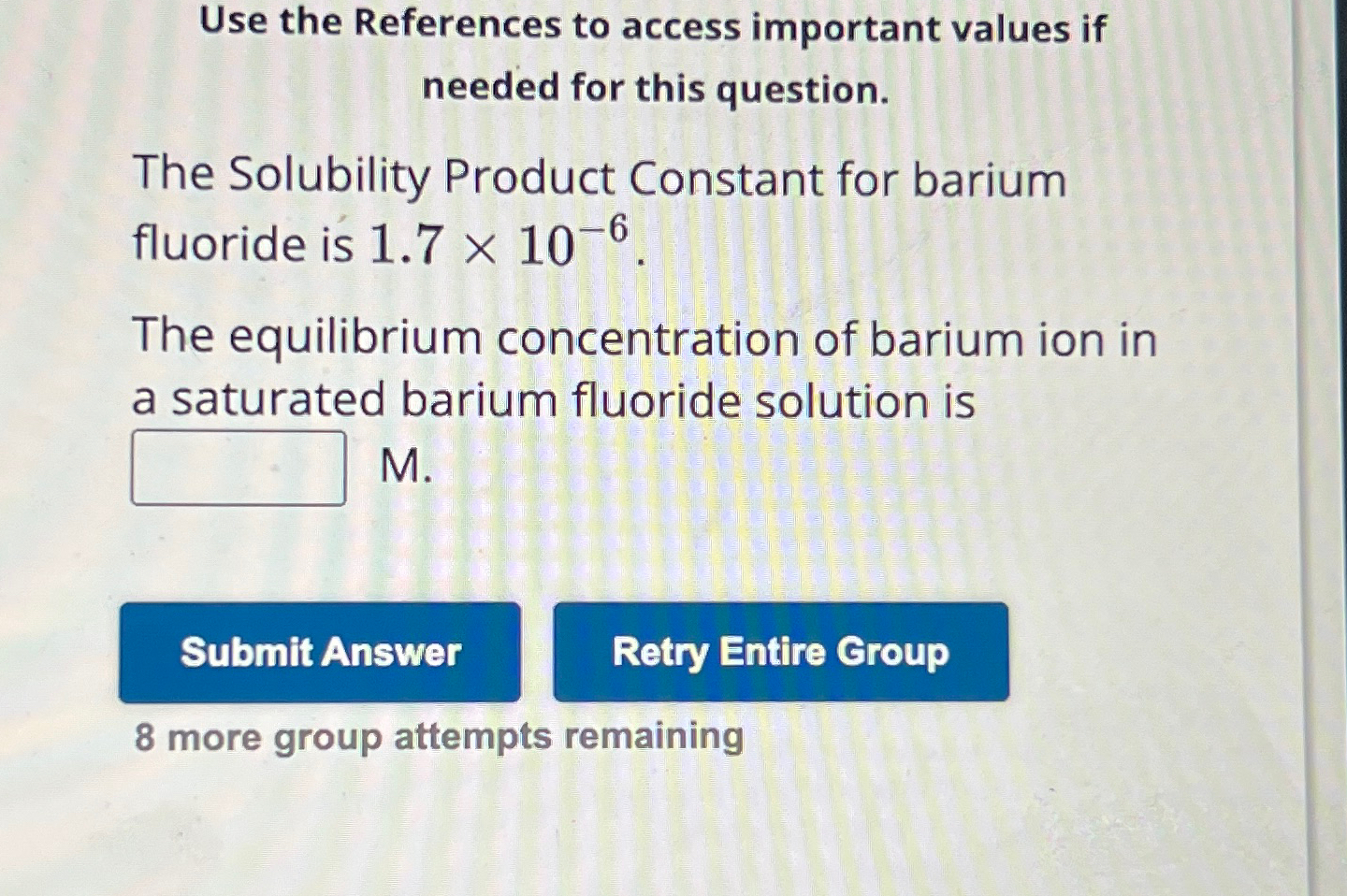 Solved Use the References to access important values if | Chegg.com
