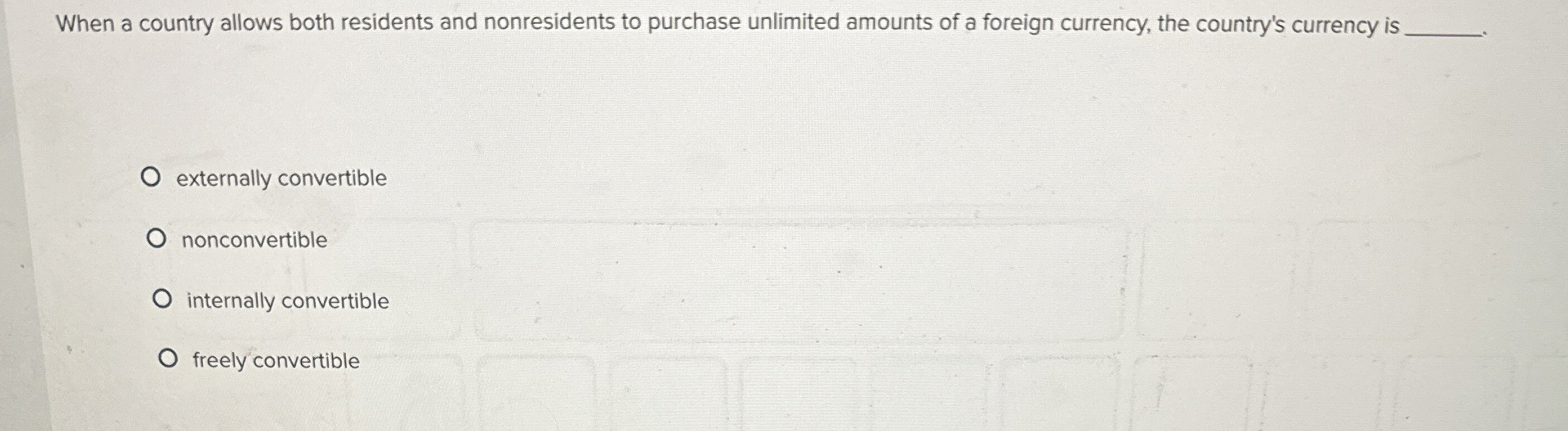 Solved When a country allows both residents and nonresidents | Chegg.com