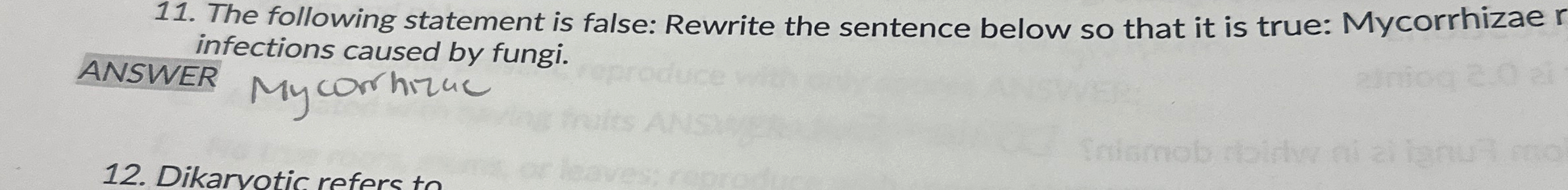 Solved The following statement is false: Rewrite the | Chegg.com