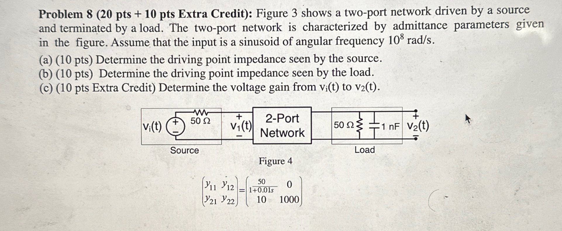 Problem 8 (20 ﻿pts +10 ﻿pts Extra Credit): Figure 3 | Chegg.com